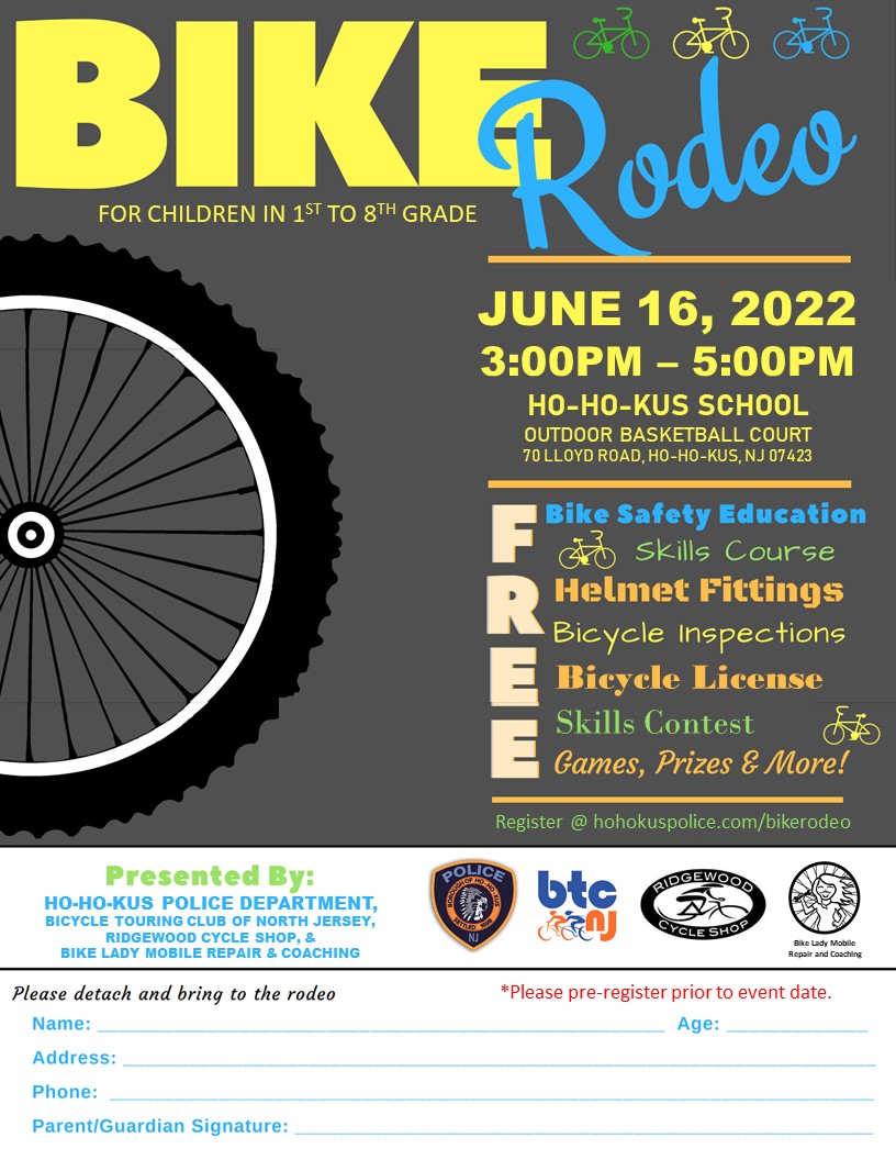 Bike Rodeo – Ho-Ho-Kus Police Department